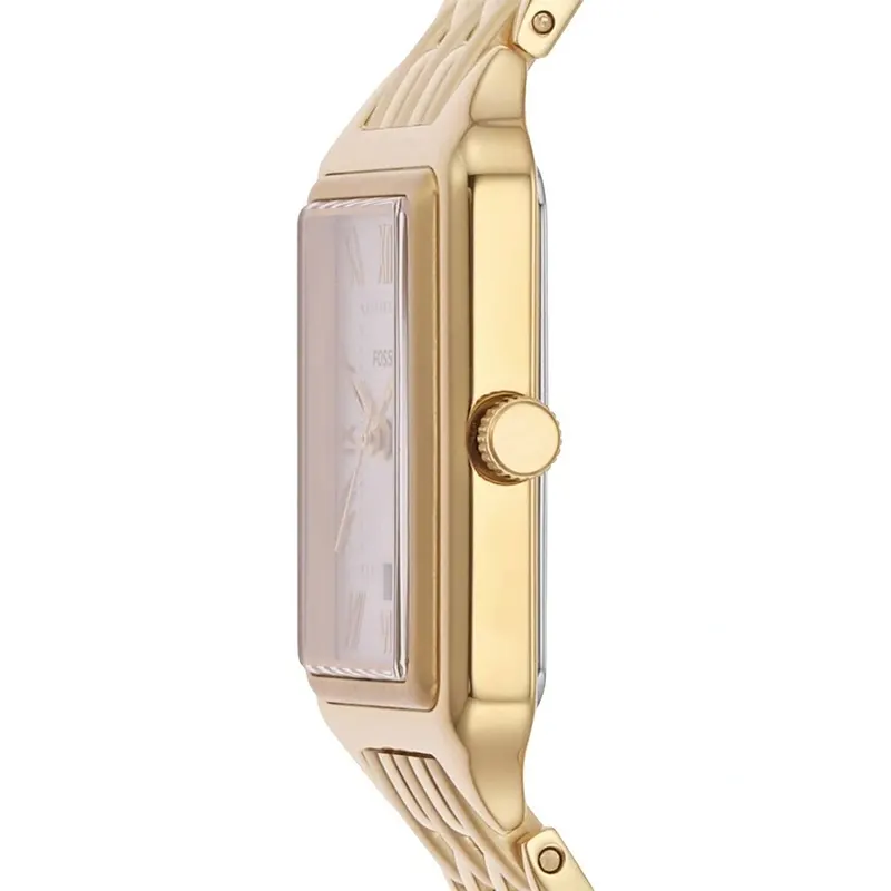 Fossil Raquel Three-Hand Date Gold-tone Ladies Watch- ES5220 | Watch ...