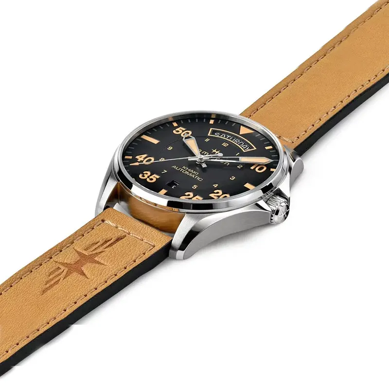 Hamilton Khaki Aviation Pilot Day Date Automatic Men's Watch ...