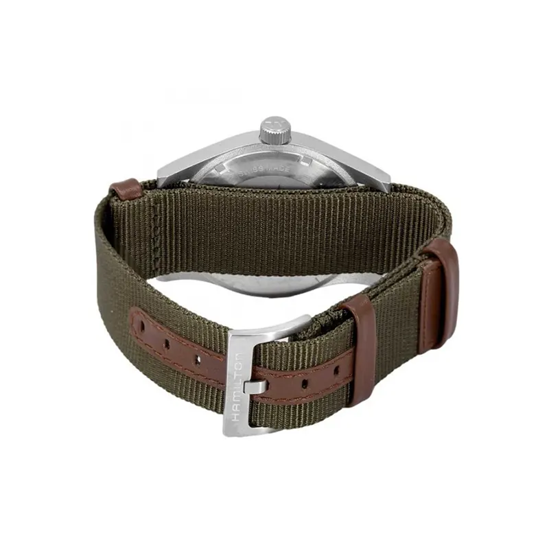 Hamilton Khaki Field Mechanical Textile Band Men's Watch- H69529933 ...