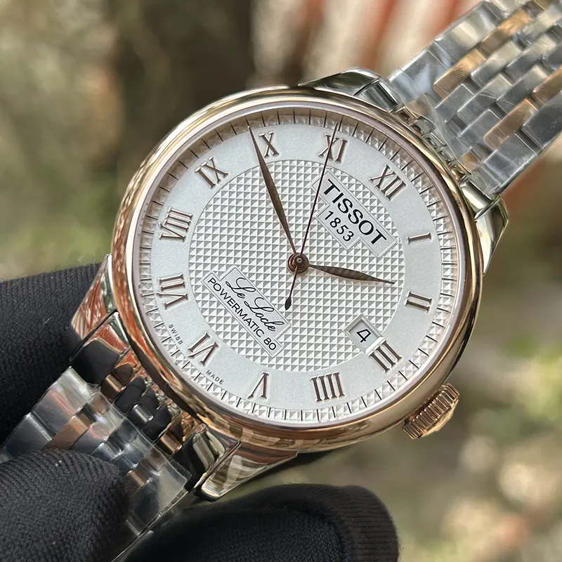 Tissot Le Locle Powermatic 80 Two-tone Men's Watch- T006.407.22.033.00 ...