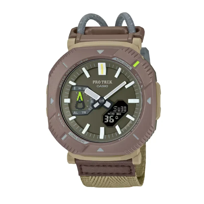 Casio Pro Trek Solar Bluetooth® Outdoor Enthusiasts Men's Watch- PRJ ...