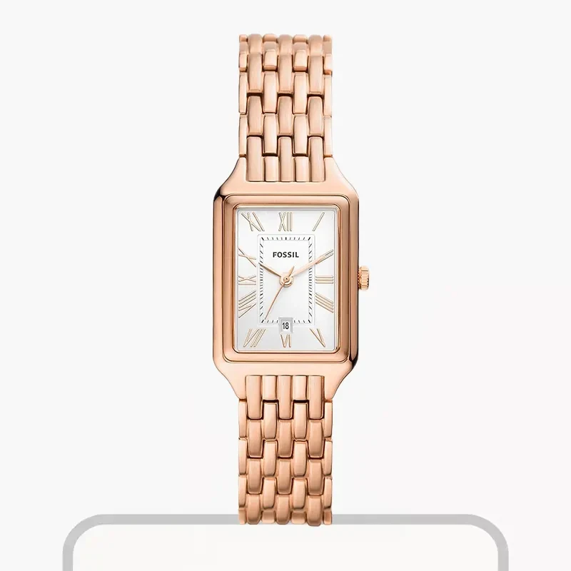 Fossil Raquel Three-Hand Date Rose Gold Ladies Watch- ES5271 | Watch ...
