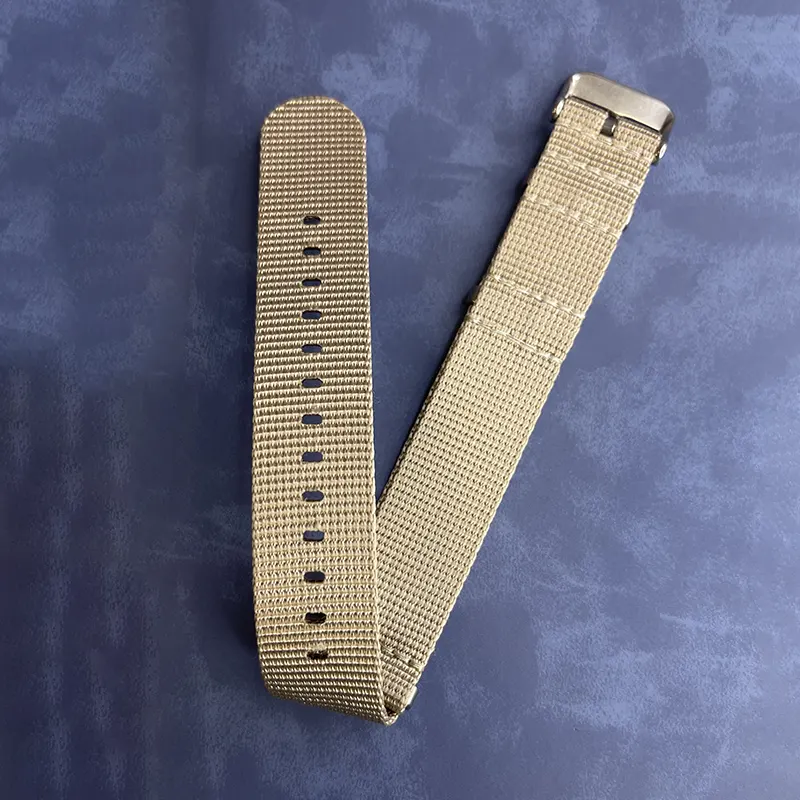 Nylon 22mm Beige Nato Premium Quality Watch Strap | Watch Shop BD
