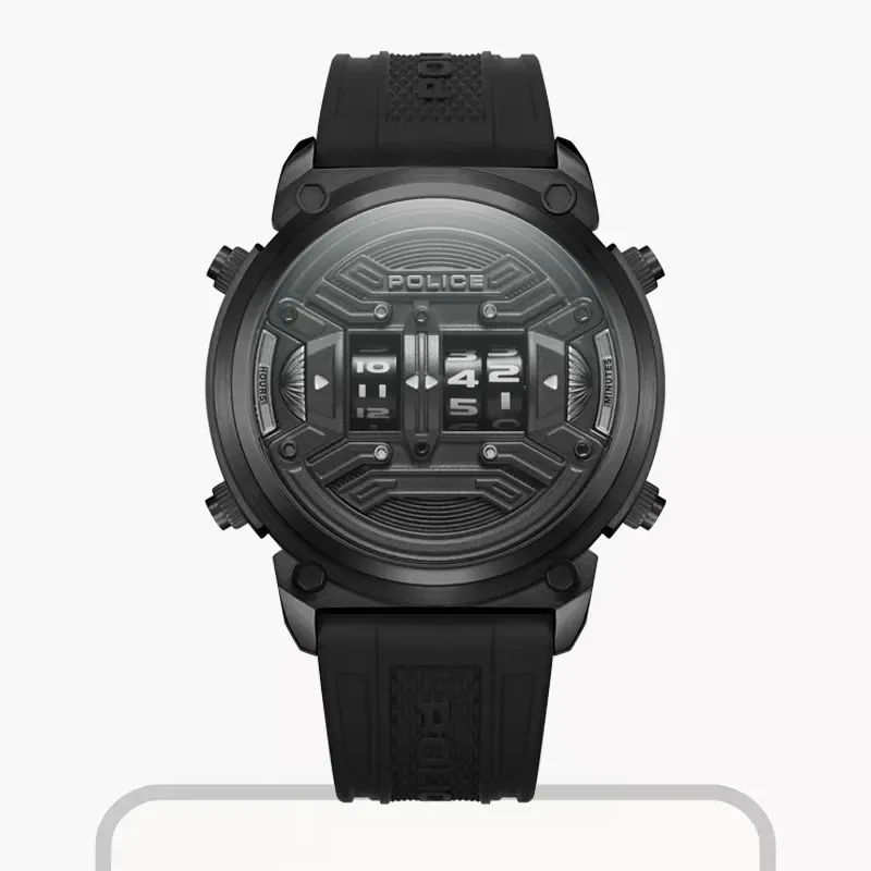 Police Rotor Black Dial Men's Watch- PEWJP2228502 | Watch Shop BD