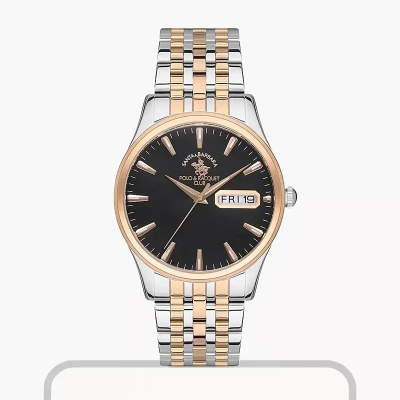 Santa Barbara Polo & Racquet Club Two-tone Men's Watch- SB.1.10421-4 ...
