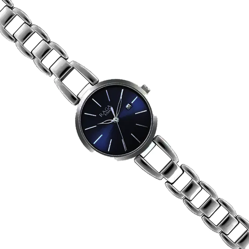 Titan Raga Viva Blue Dial Quartz Ladies Watch- 2642SM02 | Watch Shop BD