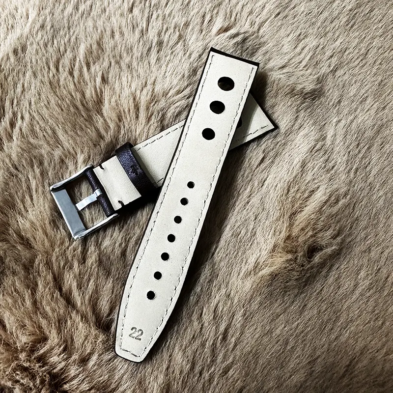 Edge 22MM Brown Leather Strap- Elegant Watch Band | Watch Shop BD