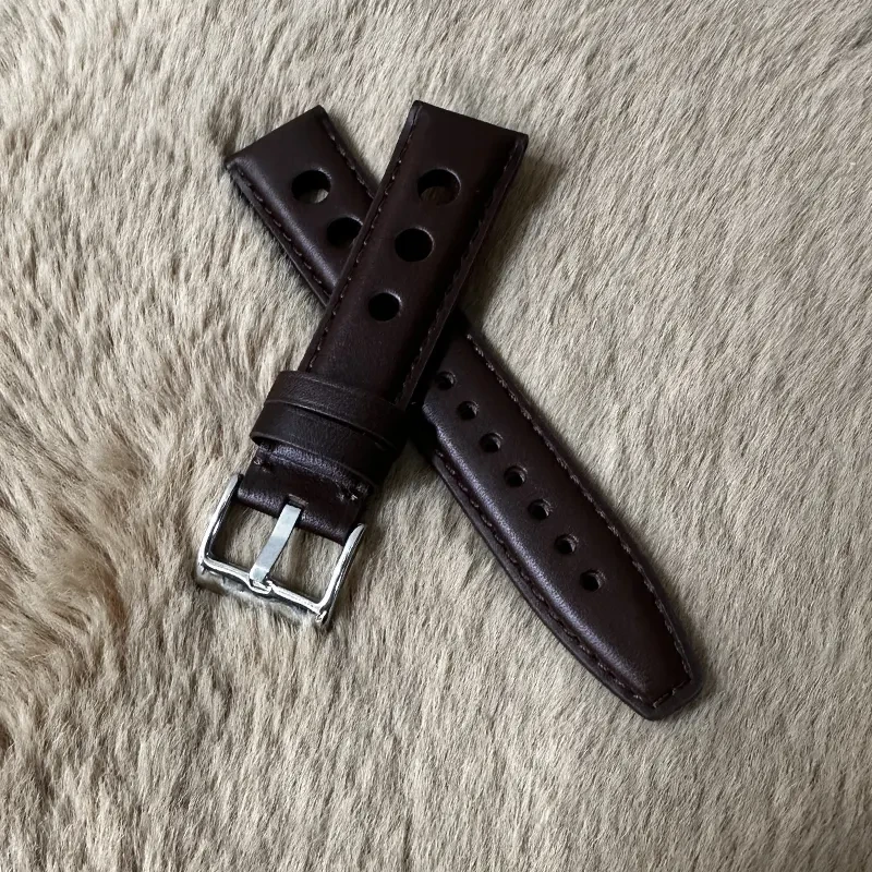 Edge 22MM Brown Leather Strap- Elegant Watch Band | Watch Shop BD
